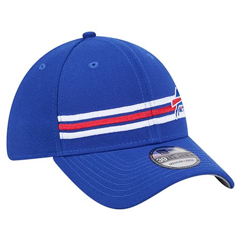 Mens Buffalo Bills New Era Royal Stripes 39thirty Flex Hat