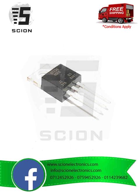 Bt136 Transistor Original Scion Electronics