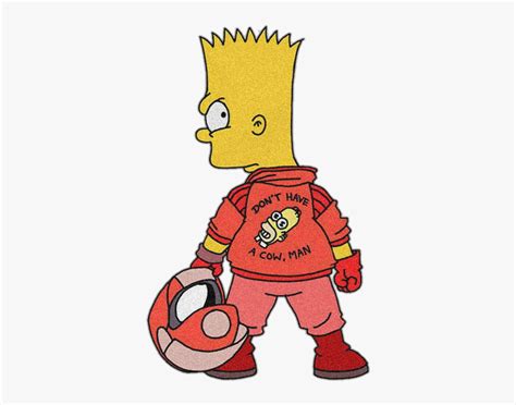 Bart Simpson Simpsons Cartoon Aesthetic Red Tumblr Bart