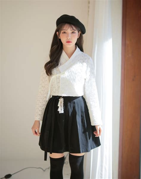 Dawn Navy Modern Hanbok Hanbok Women Korean Hanbok Modern Hanbok Dress