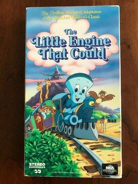 The Little Engine That Could Vhs Video Tape 1991 Booker Animation
