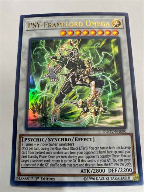Yu Gi Oh Psy Framelord Omega Mercado Libre