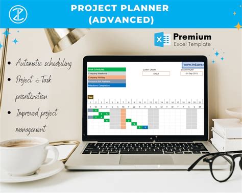 Project Planner Advanced Excel Template Etsy