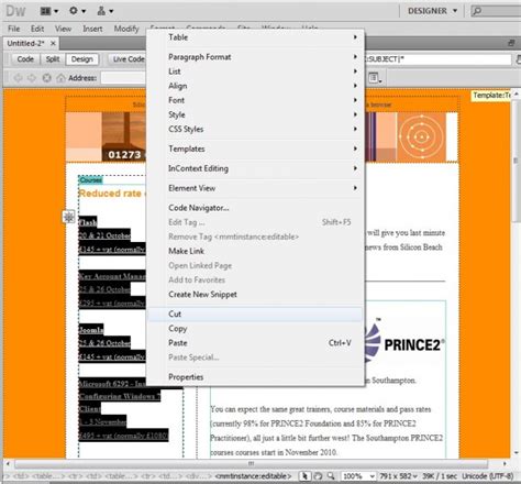 Email Marketing Using Dreamweaver