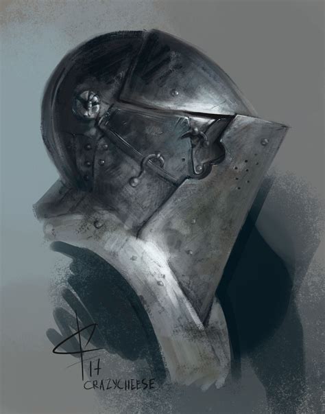 Artstation Medieval Knight Helmet Inspired By Mordhau Crazycheese