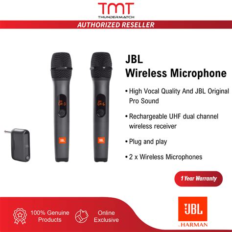 Year Official Warranty Jbl Wireless Microphone Set Wireless Two Microphone System