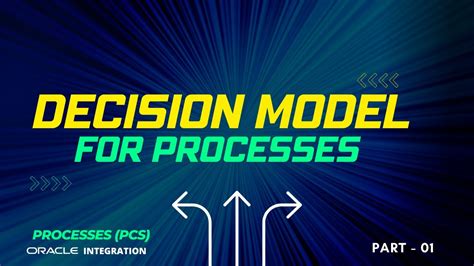 how to build a decision model in pcs processes in oracle integration