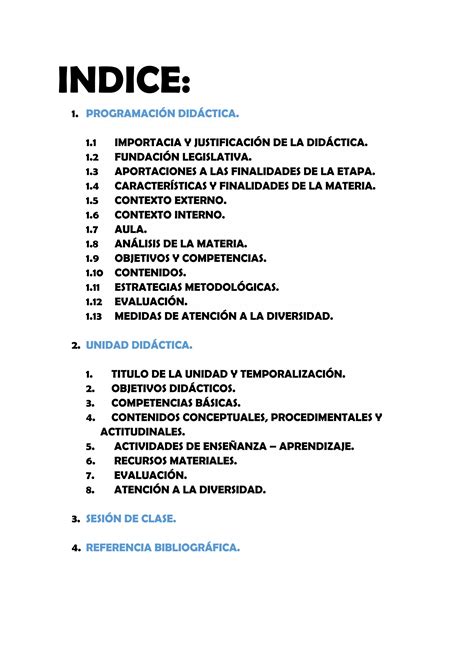 Programación Didáctica Créditos Prácticos Ciencias Naturales 6º De