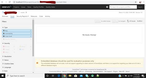 No Issues Found In Dashboard Issue 8 Insideapp Oss Sonar Flutter