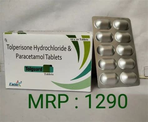 Tolperisone Hydrochloride 150 Mg Paracetamol325 Mg 10 10 Alu Alu At Rs 1290 Box In Panchkula
