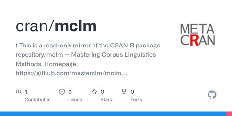 Github Cranmclm Exclamation This Is A Read Only Mirror Of The Cran R Package Repository