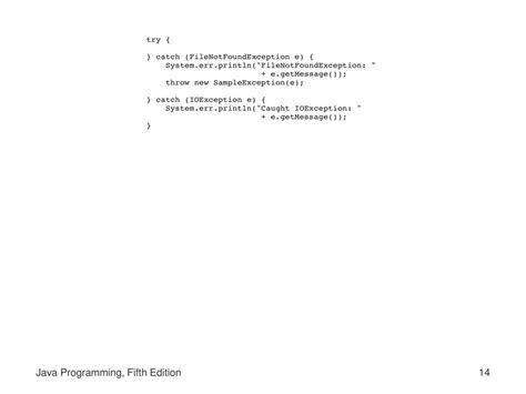 Java Programming Fifth Edition Ppt Download