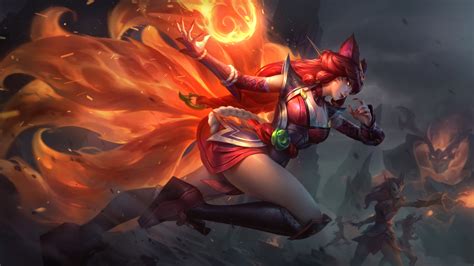 League Of Legends Ahri Wallpaper Skin