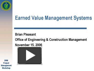 PPT Earned Value Management Systems PowerPoint Presentation Free To View Id Eb Fb MDI N