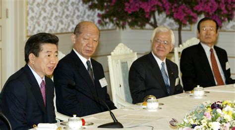 [노무현사료관] [일본 경제단체연합회 회장단과의 접견에서 인사말씀하는 노무현 대통령]