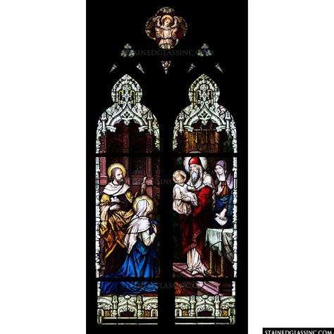 Presentation In The Temple Stained Glass Window