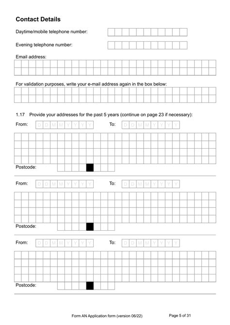Form An Download Printable Pdf Or Fill Online Application For