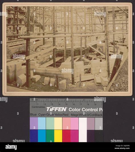 This 1899 Photograph By Robert Breitinger Shows A Scaffolding At The Fraumünster Abbey