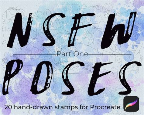 Couple Pose Stamps For Procreate NSFW Part One Etsy