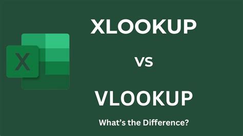 Xlookup Vs Vlookup Data Analysis Functions