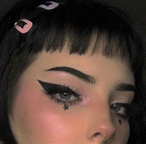 E Girl Makeup Emo Makeup Makeup Eyeliner Aesthetic Makeup