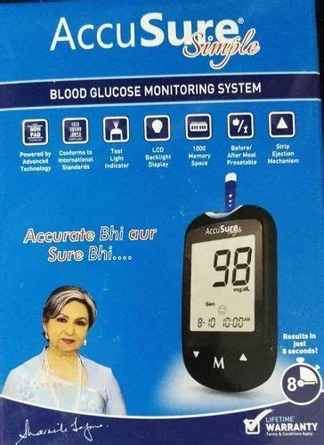 Accusure Glucometer System For Hospitalclinic At Best Price In Chennai