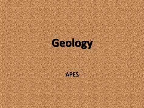 PPT Geology PowerPoint Presentation Free Download ID