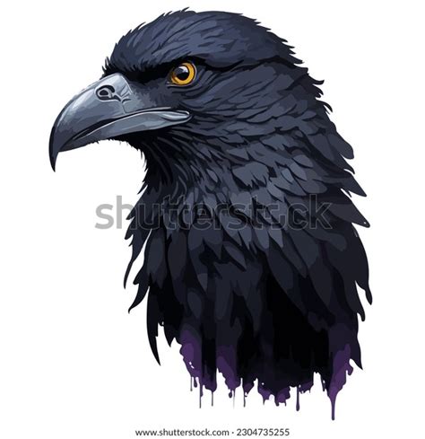 How To Draw A Raven Head