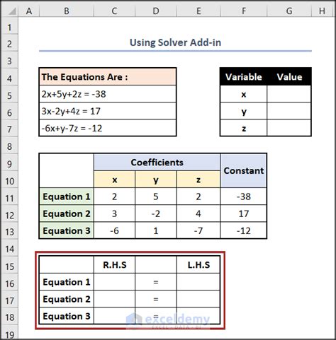 How To Solve Algebraic Equations With Multiple Variables 3 Easy Ways