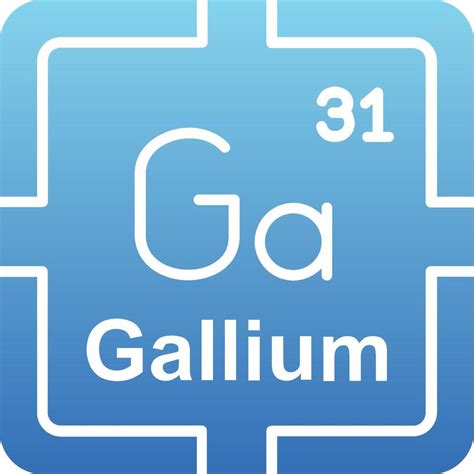 Gallium Glyph Gradient Icon 47349561 Vector Art At Vecteezy