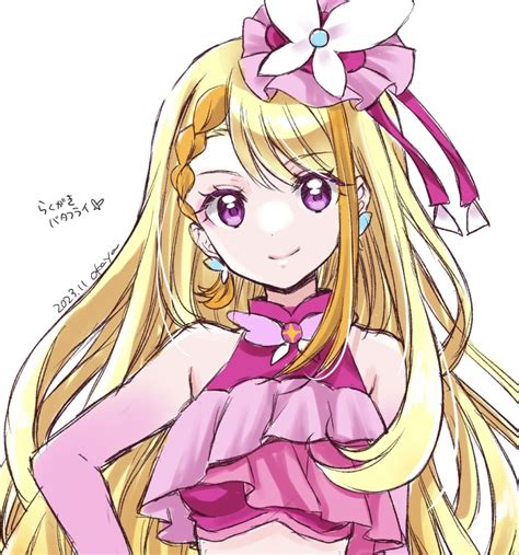 Okayashi Cure Butterfly Hirogaru Sky Precure Precure 1girl Blonde Hair Brooch Butterfly