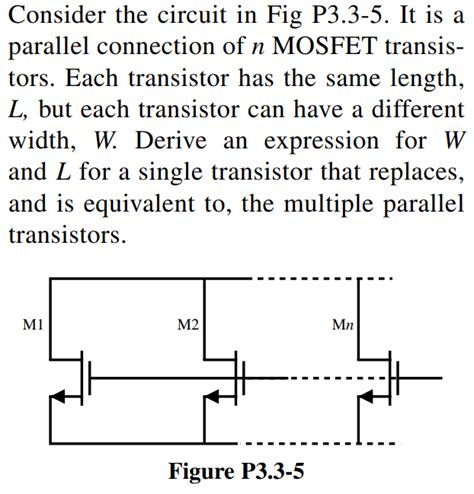 Consider The Circuit In Fig P3 3 5 It Is A Parallel Connection Of N M