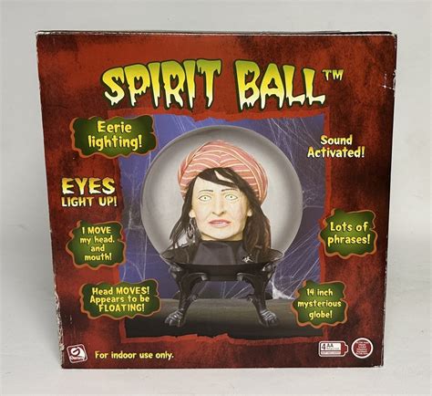 Gemmy Boule Magique Fortune Teller Animated Spirit Ball Halloween
