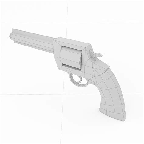 Colt Python Revolver Model Turbosquid 1992388