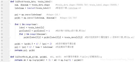 朴素贝叶斯分类器（mnist数据集） 王琳杰 博客园