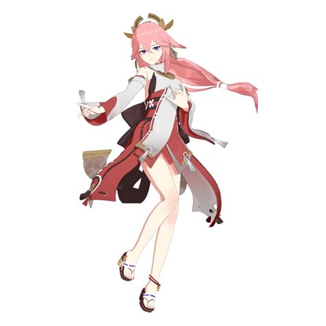Artstation Yae Miko Genshin Impact Fan Model 46 Off