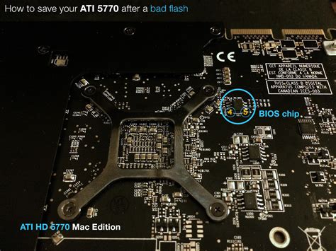 How To Save Your ATI 5770 GPU After A Bad BIOS Flash Point Of View