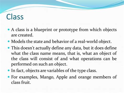 Object Oriented Programming Language In C Ppt