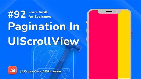 92 Pagination In Uiscrollview Learn Swift For Beginners Youtube