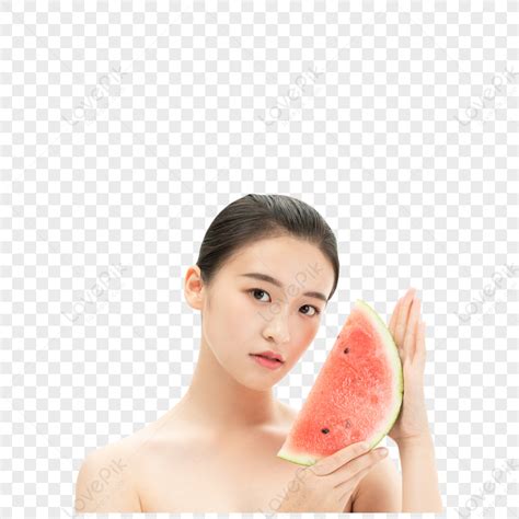수박 소녀 Png 일러스트 무료 다운로드 Lovepik