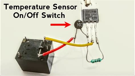 How To Make Temperature Sensor Switch Circuit Using Thermistor In 2025