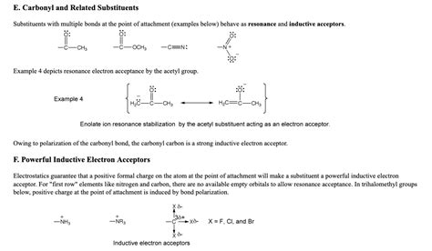 Solved Substituent Effects To Use Organic Chemistry Whether