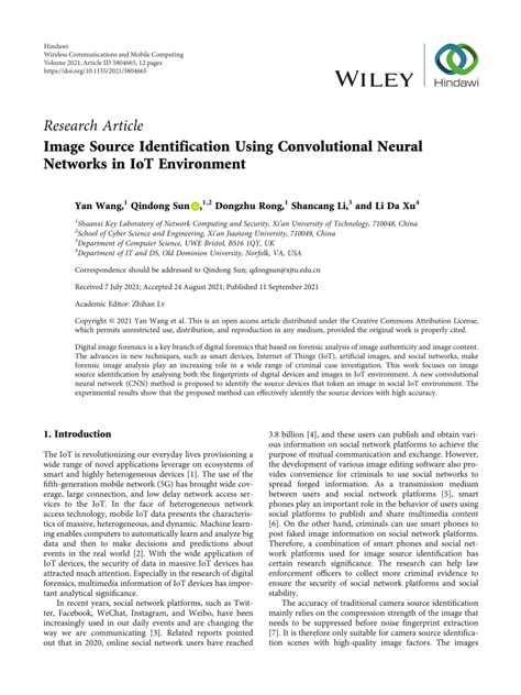 Pdf Image Source Identification Using Convolutional Neural Networks
