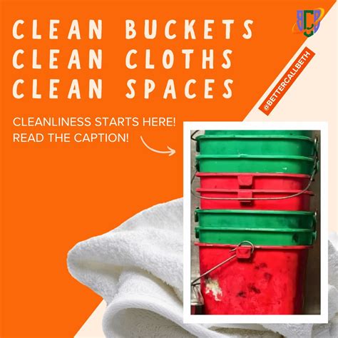 How To Keep Your Bucket Clean And Sanitized Beth Torin Posted On The