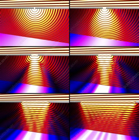 Diffraction Experiment Simulation Stock Image C0147190 Science