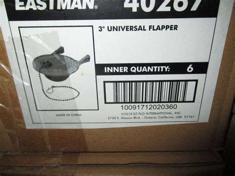 Lot Assorted Toilet Flappers On One Pallet Including 6 Boxes Of 12