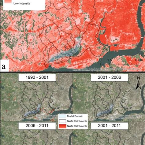A 2006 Nlcd Impervious Land Cover Classification B Nlcd Land Cover