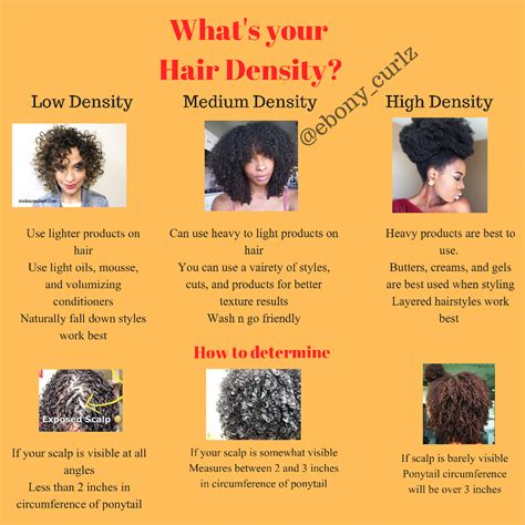 Whats Your Hair Density Natural Hair Styles Low Porosity Hair Products Hair Growing Tips