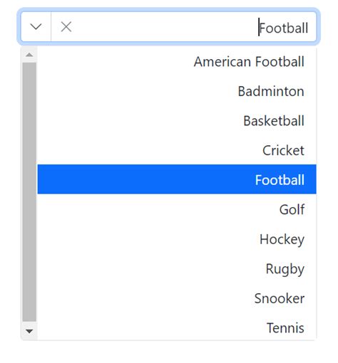 Localization In Blazor ComboBox Component Syncfusion