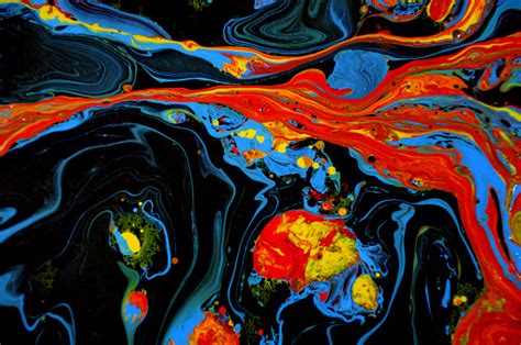 다채로운 배경의 추상적 인 팔레트추상 미술 아크릴 페인팅 텍스처 배경 봄 색상 여름 색상 봄 축제 배경 페인트 표면 디자인 텍스처 벽 일러스트 0명에 대한 스톡 사진 및